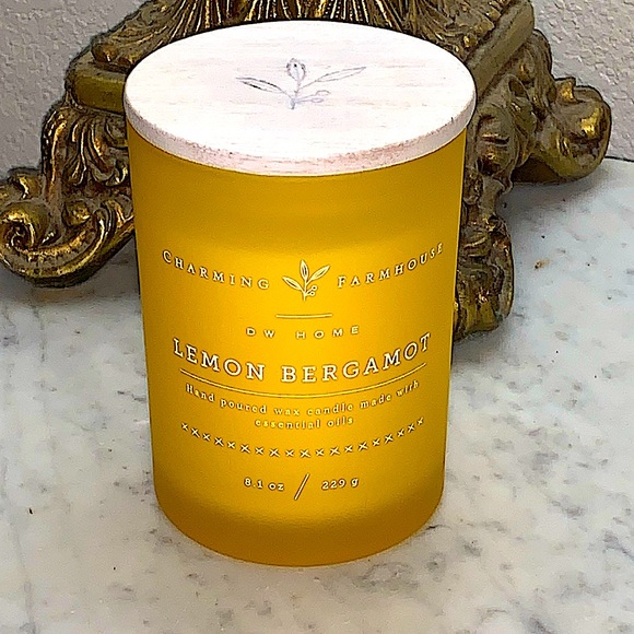 DW Home | Accents | Dw Home Candle Lemon Bergamot Wood Wick 8 Oz New ...